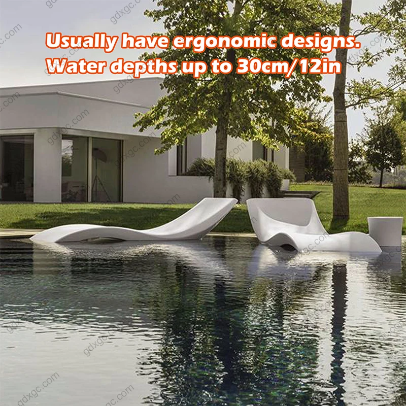 Floating Sunbeds for Pool - Modern & Durable Pool Furniture