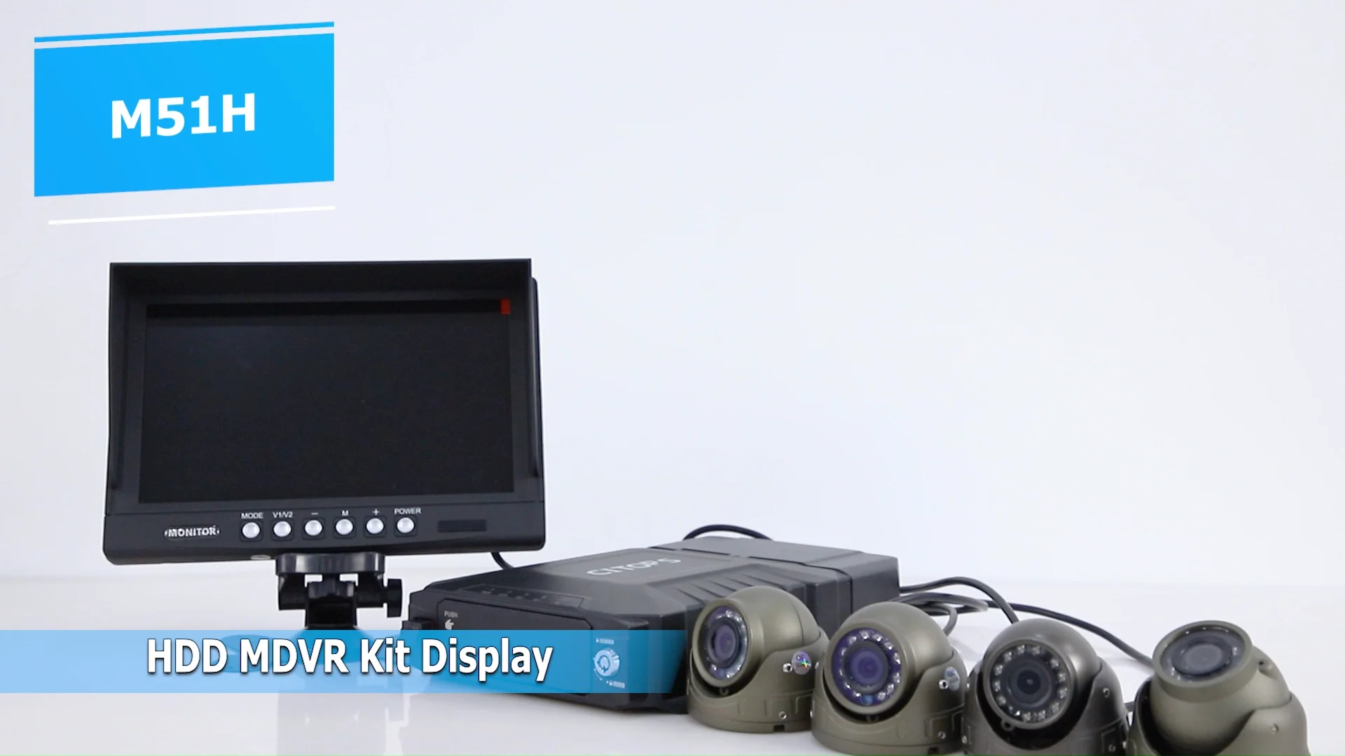 4 Camera 4ch 4 Channel Bus Truck Mobile Kit Mdvr 6 Channel 1080p H265 ...