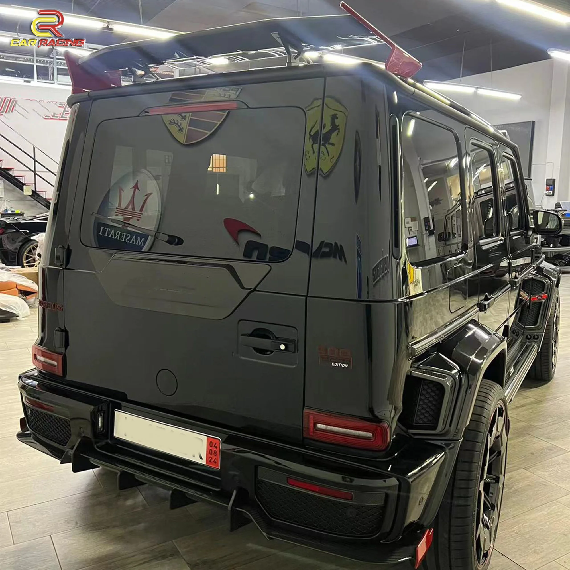 Alibaba.com: R Style W463A G63 Dry Carbon Fiber Hood Spoiler for Benz G ...