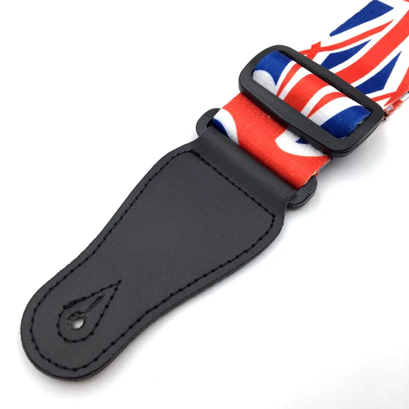 Adjustable Polyester Guitar Belt Guitar Strap With Pu Leather Ends For ...