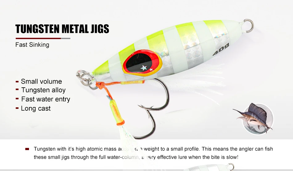 Sandy Andy Lure Johnny Jigs Torpedo Slow Pitch Jig - Pre-rigged - The ...