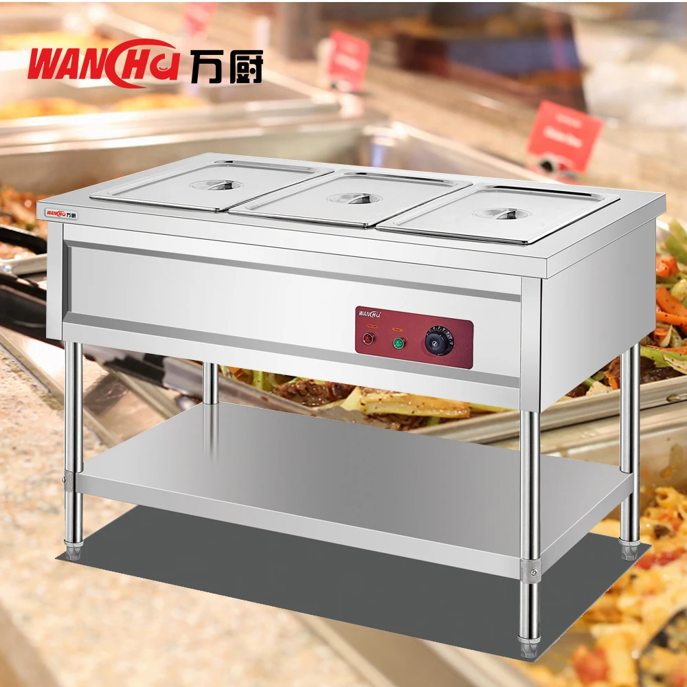 Stainless Steel Catering Food Warmer Display Restaur Commercial Kitchen ...