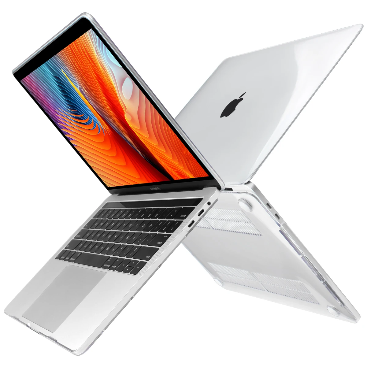 Crystal Clear Plastic PC Hard Sleeve Laptop Case for Macbook Air Pro 11 ...