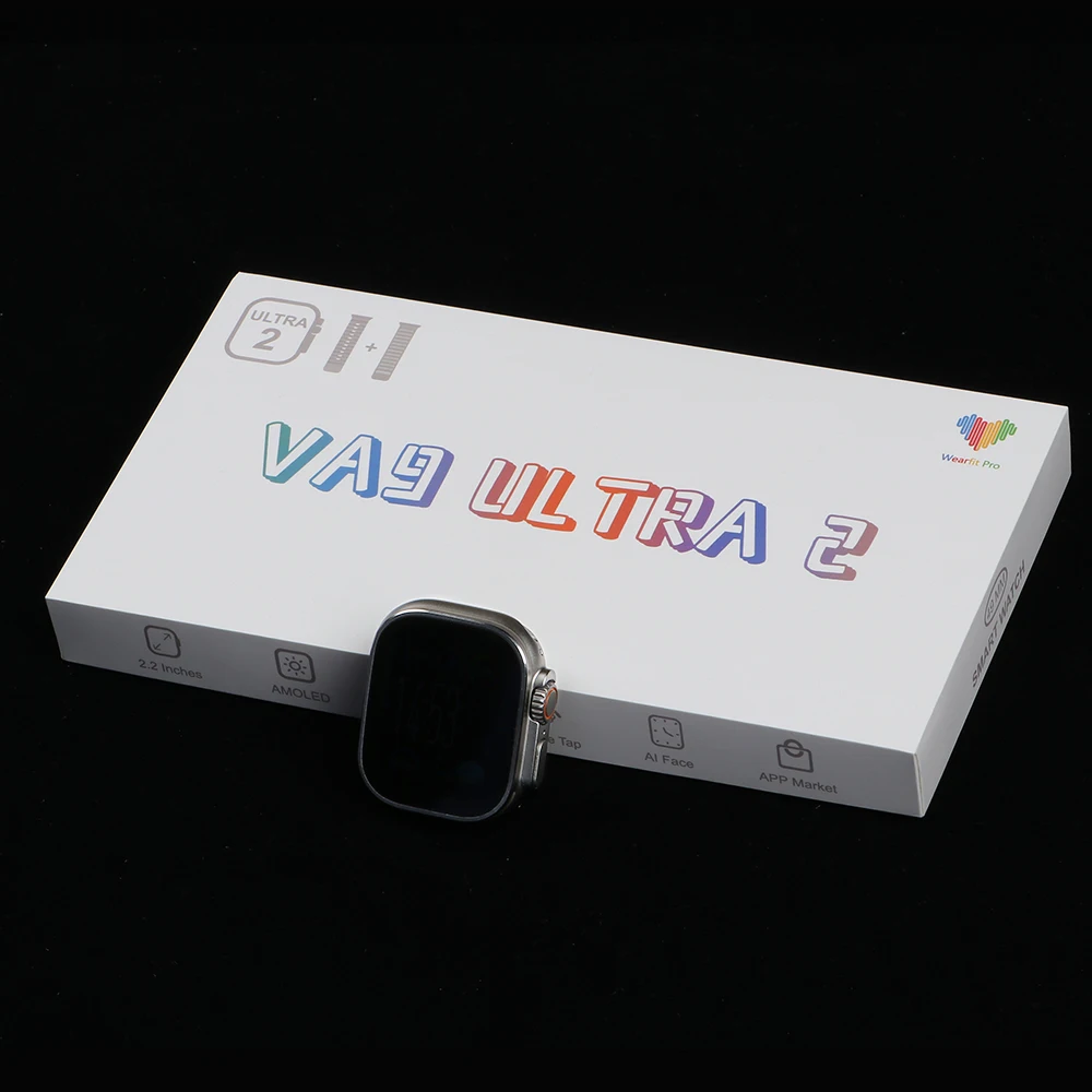 Va9 Ultra 2 Smartwatch 2.2 Inches Amoled Gpt Double Tap Reloj ...