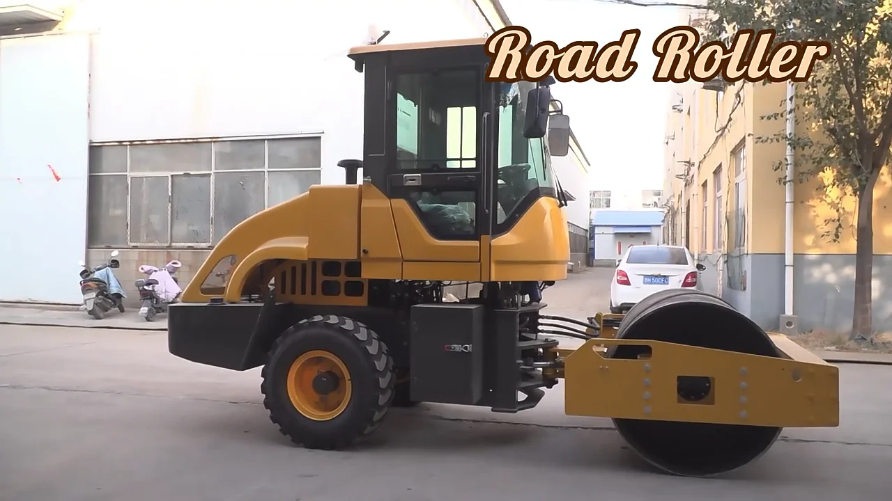 Free Shipping ! Earthwork Drum Roller Compactor Asphalt 3t 8t 10ton ...