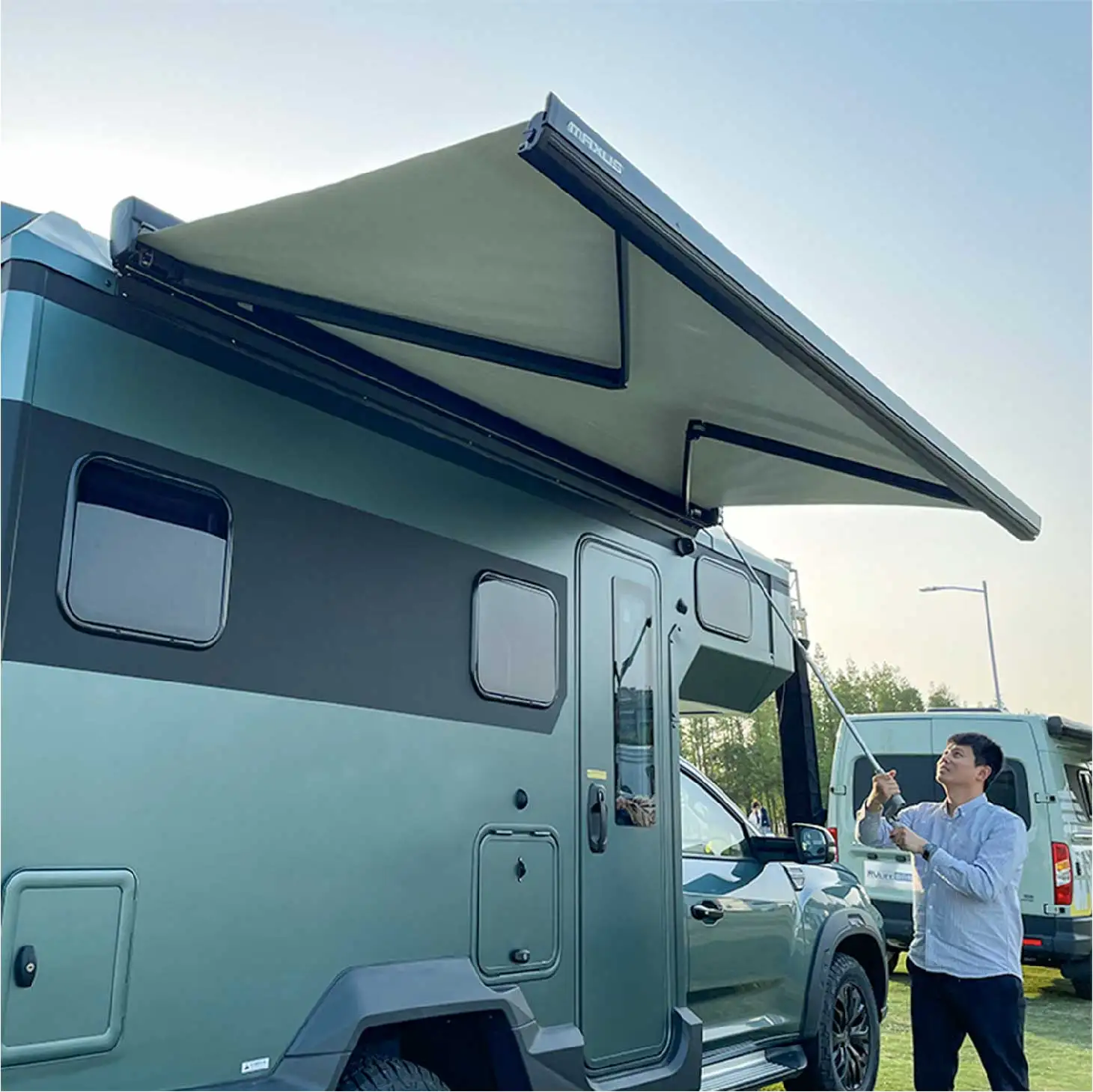 Awnlux Awning Tent 4x4 Offroad Car Roof Replacement Fabric Automatic ...