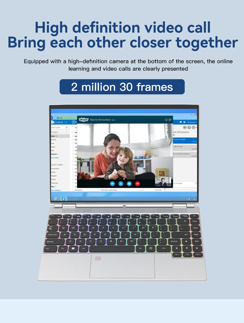 14 Inch Studio Laptop New 360 Degree Flipped and Deformed Laptop with ...