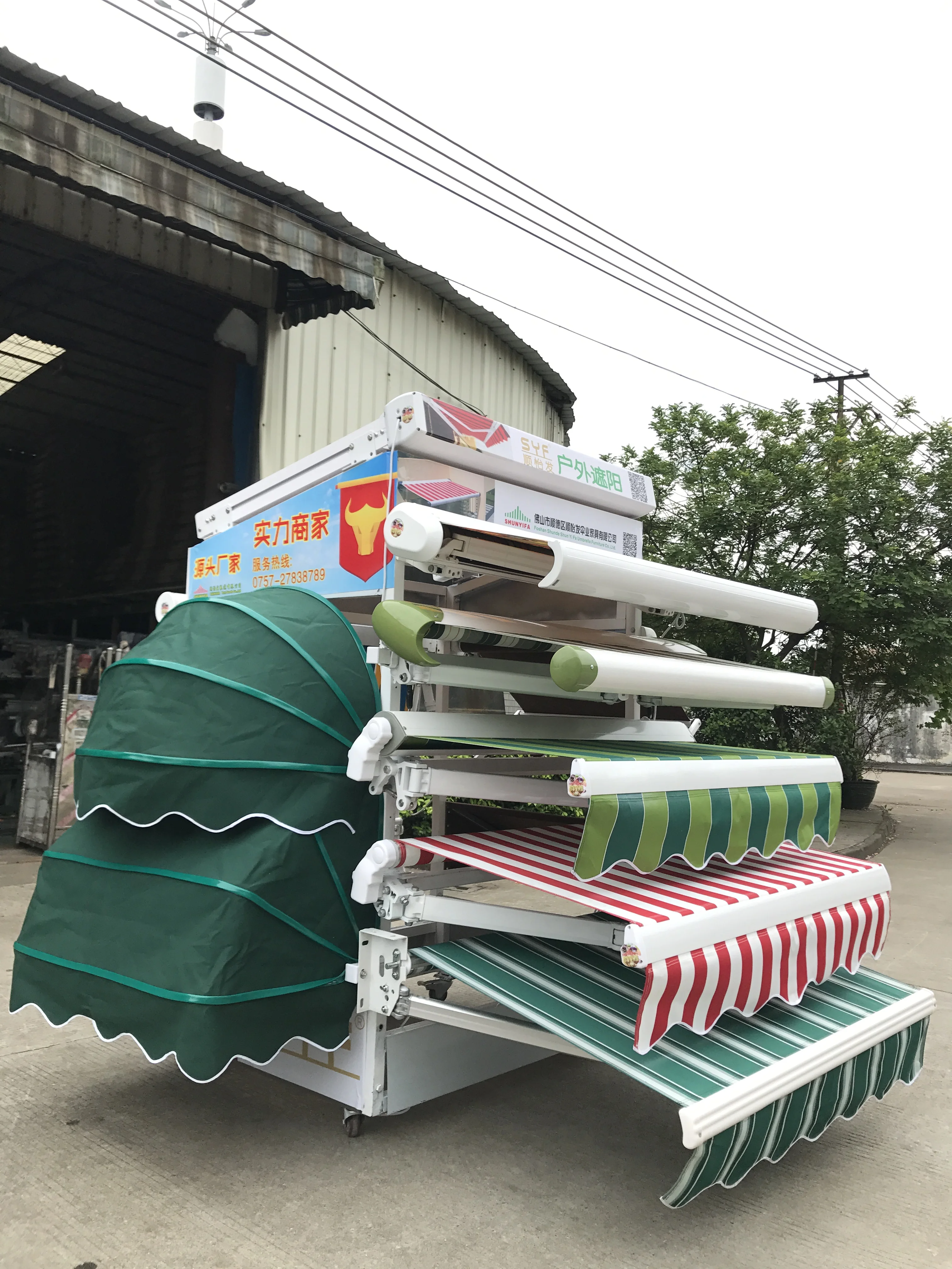 Aluminum Awning Slats 3x3 Folding Awning Roofing Sheet Cassette ...