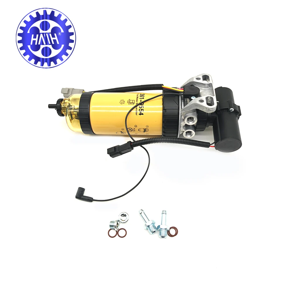 Fuel Pump Fuel Filter Assembly 349-1063 3491063 12V for Caterpillar CAT ...