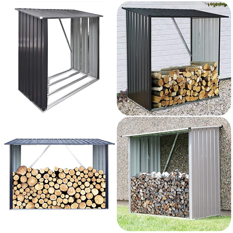 Custom Outdoor Storage Shed Metal Shed Galvanized Steel Outdoor Tools ...