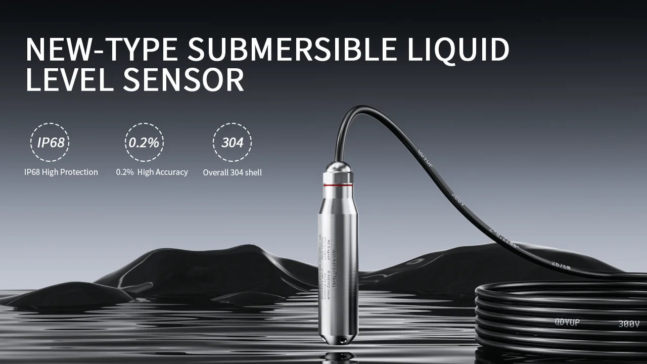 Tank Water Level Sensor 24v 0-10m Integrate Level Transmitter 4 20ma 0 ...