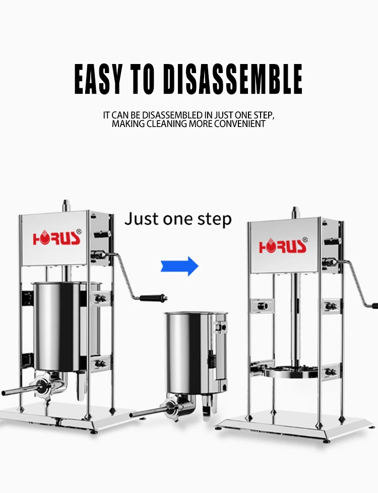 3L Vertical Mini Sausage Making Machine Horus Sausage Pusher Sausage ...