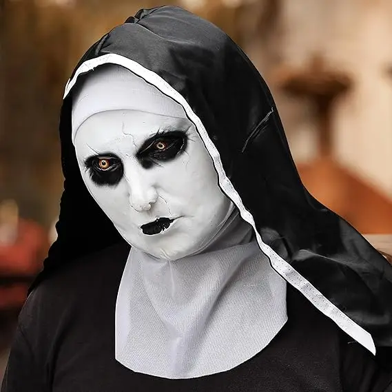 Halloween Nun Mask The Nun Mask Halloween Scary Mask Adults - Buy Nun ...