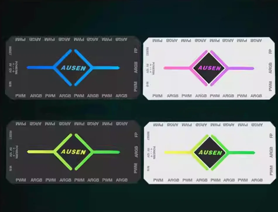 AUSEN ARGB Controller for Computer Chassis Fan PWM Control