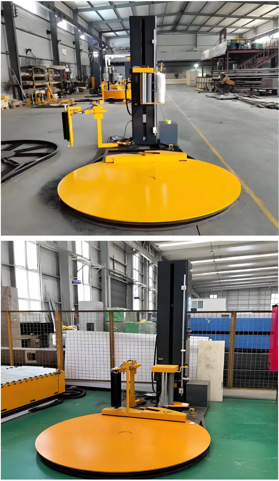 Fully Automatic Rotary Pallet Stretch Film Packaging Machine| Alibaba.com