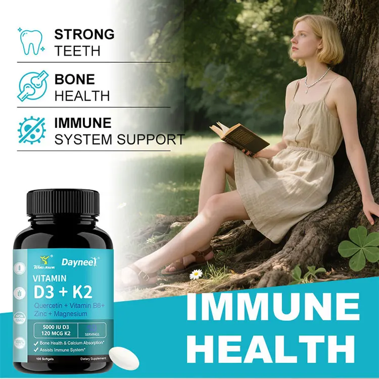 N30 Private Label Vitamin K2-D3 Plant-based Capsules Promote Calcium ...