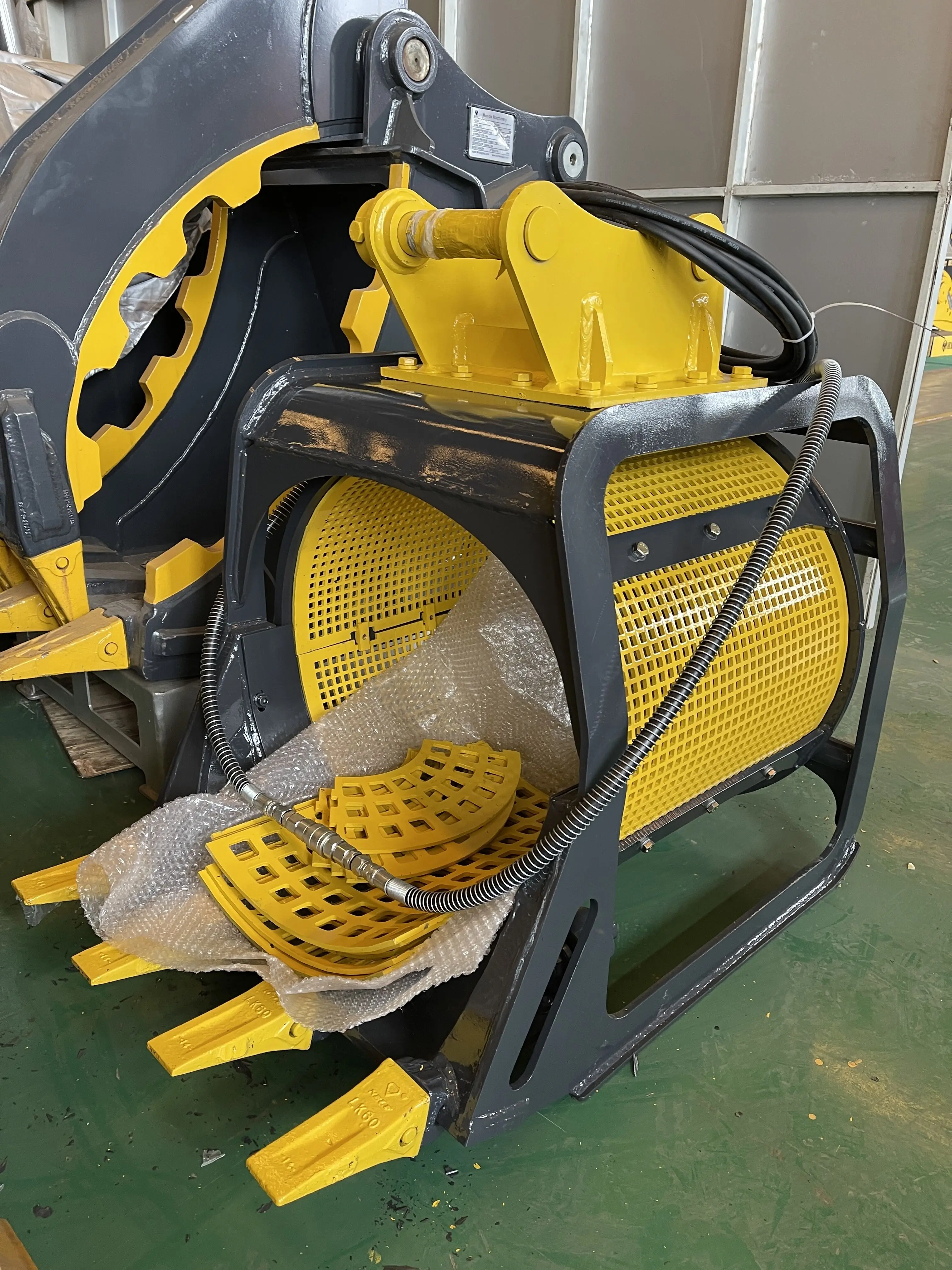 Monde Excavator Screening Bucket Hydraulic Rotary Screening Bucket ...