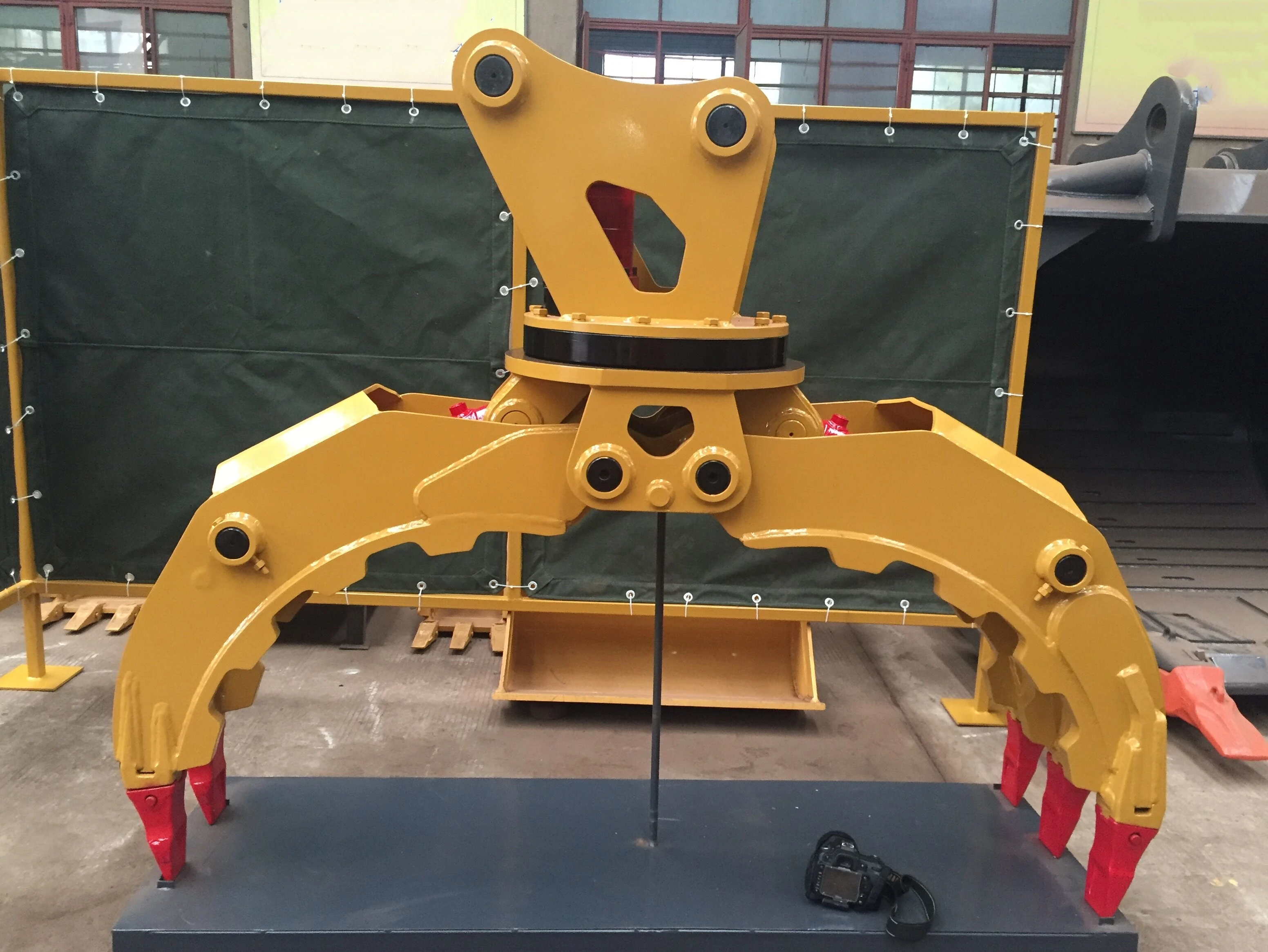 Hydraulic 360 Degree Rotating Grapple for 8-12 Ton Excavators with ...