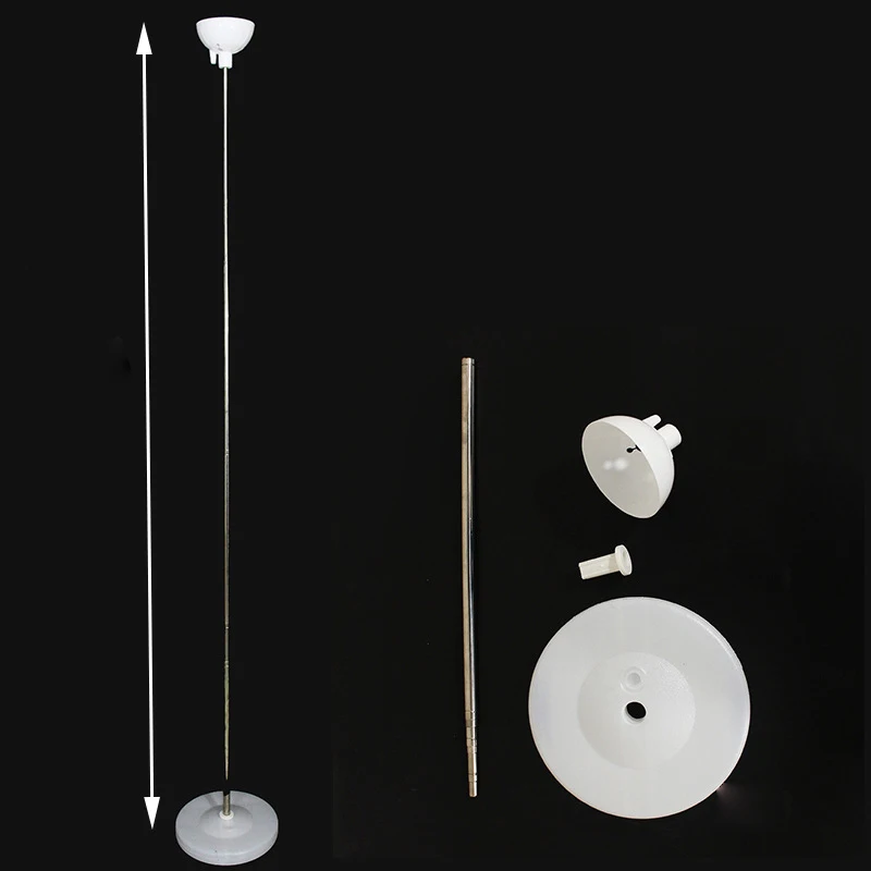 2M Retractable Balloon Holder Column Stand Metal for Wedding Road Lead ...