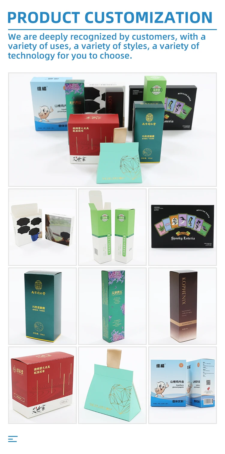 Custom Paper Cosmetic Boxes Packaging Coated Paper Packing Boxes For ...