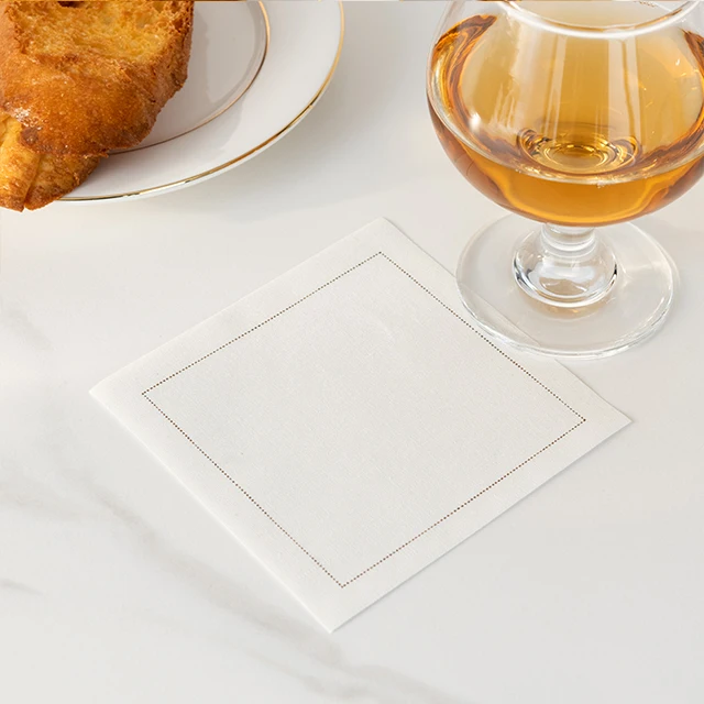 Tear off Cotton Napkin Linen Look - Perfect for Restaurants