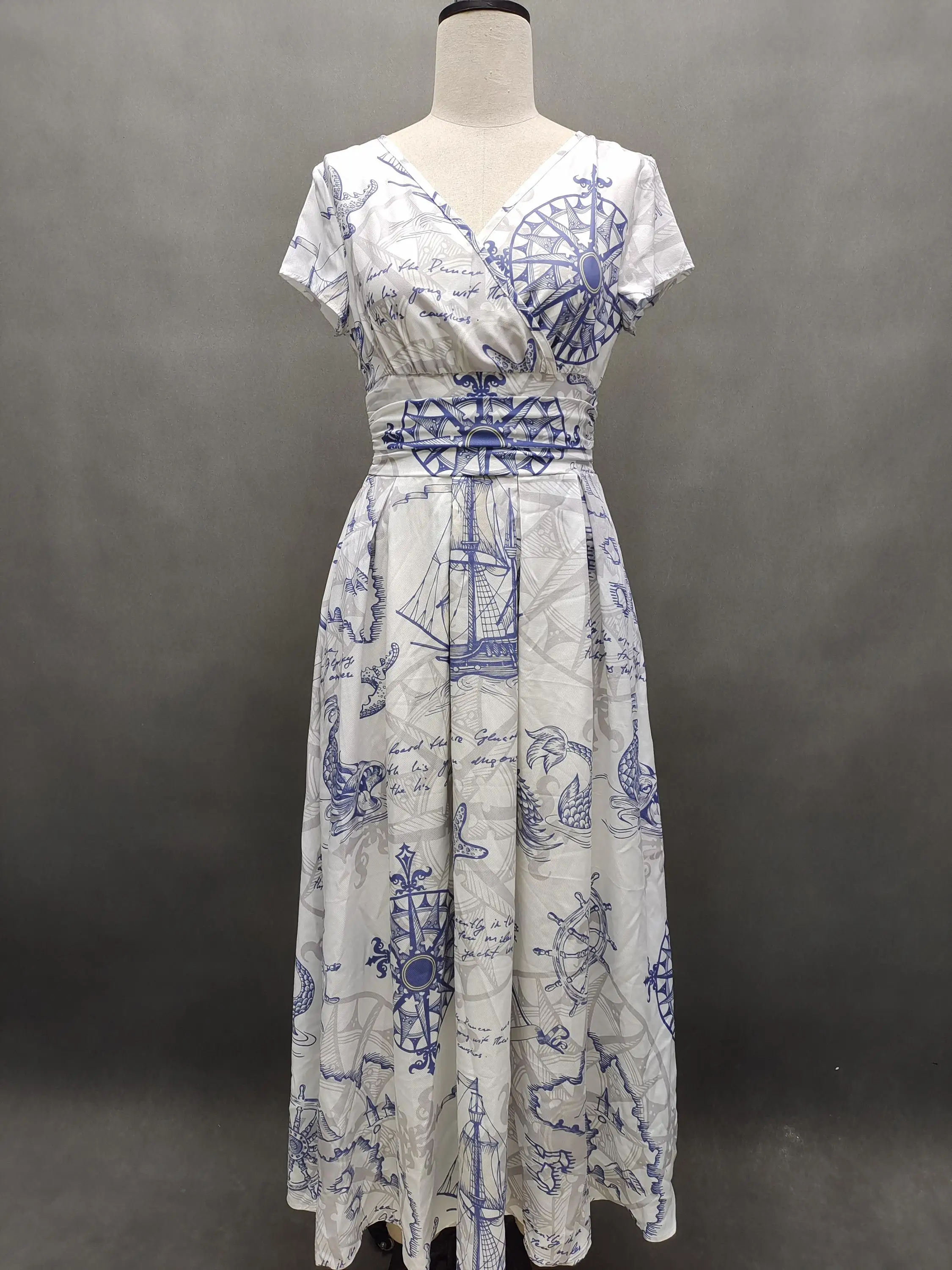 Custom Made Women Logo Label Sublimated Casual Evening Printed Dress ...