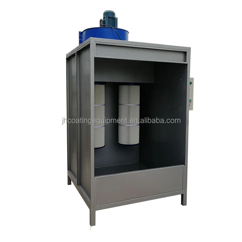 Manual Powder Coating Booth With Powder Coating Machine and Powder ...