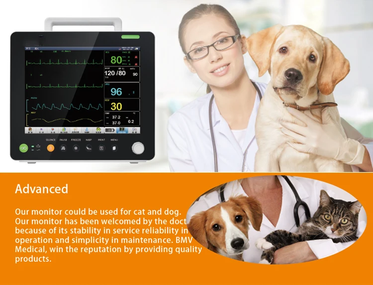 Veterinary Instrument Multi-parameter Monitor For Animal Health ...