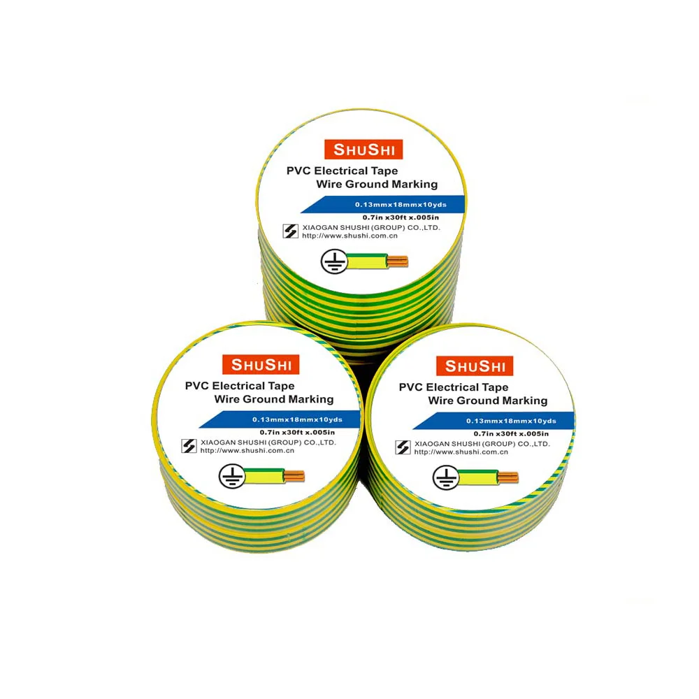 PVC Ground Wire Marking Tape - Durable & High Adhesion