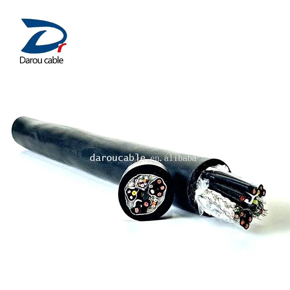 Multicore Pool Roboter Insulated Flexible Drag Chain Twisted Pair Cable ...