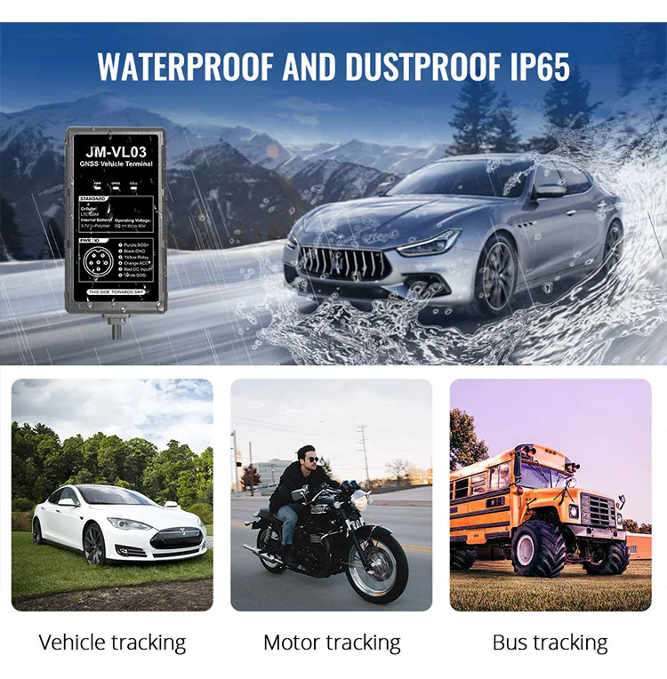Concox VL03 4G LTE GPS Tracker for Vehicle Rental Management with Real ...