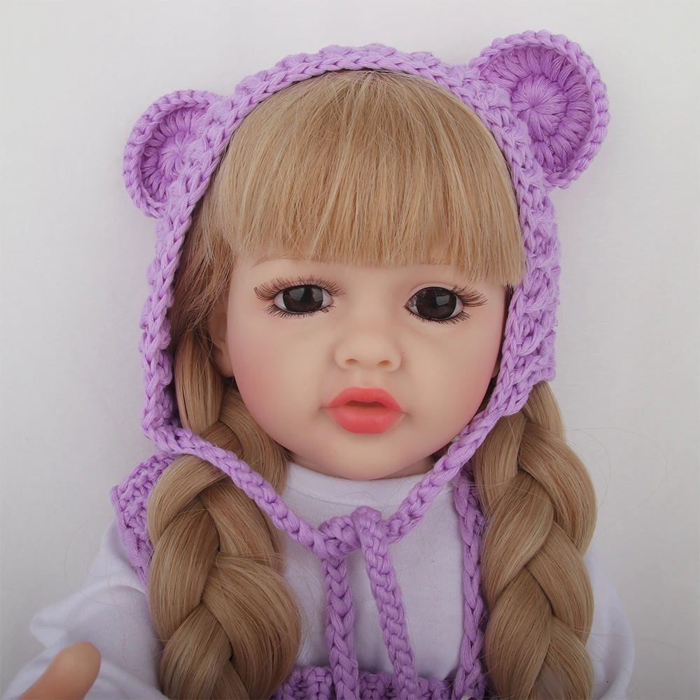 55cm Princess Lifelike Soft Touch Silicone Vinyl Full Body Reborn ...