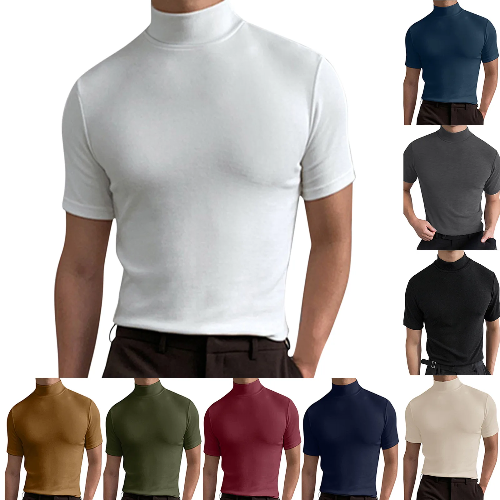 Wholesale Price Virgin Cotton Fabric Men's T-Shirt Solid Color High ...