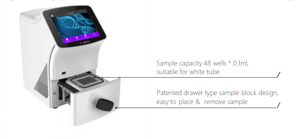 Labtex 48 Wells Pcr Analyzer Dna Test Machine 4 Channels Fully ...