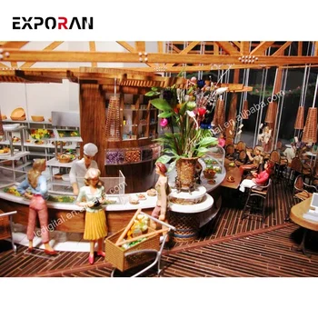 Ho Scale Shopping Mall Model Architectural Scale Model Building ...