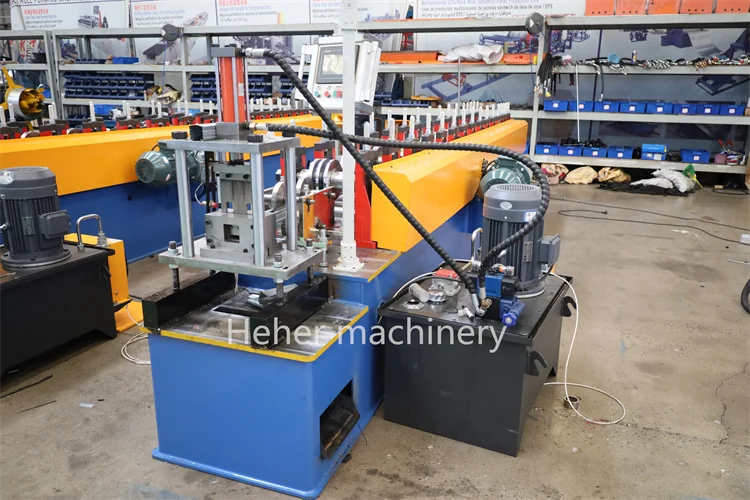 Metal Fence Rail Sheet Making Roll Forming Machine - Buy Fence Rail ...