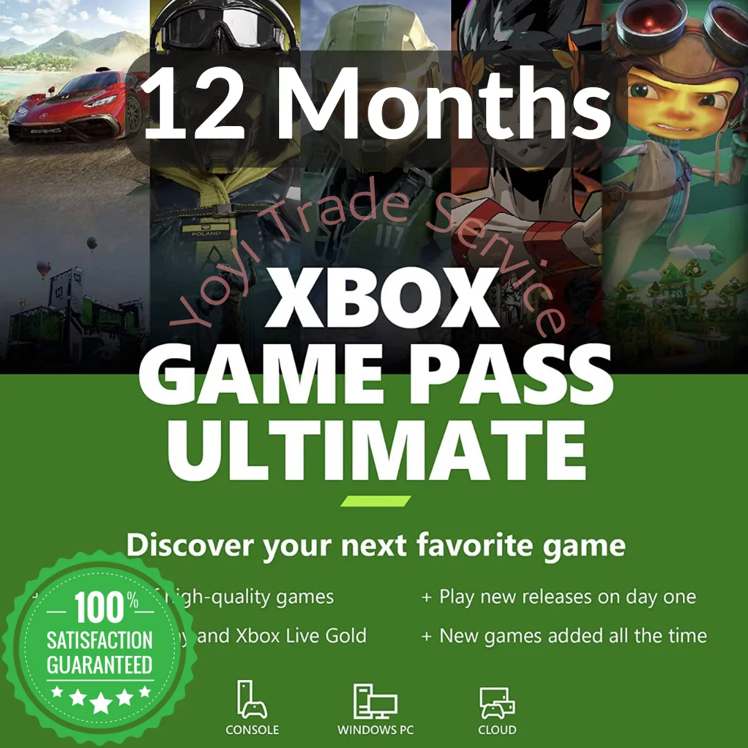 XBox Game Pass Ultimate 1 Year 12 Months PC Game Pass Ultimate 12 months (Upgrade Your Own ...