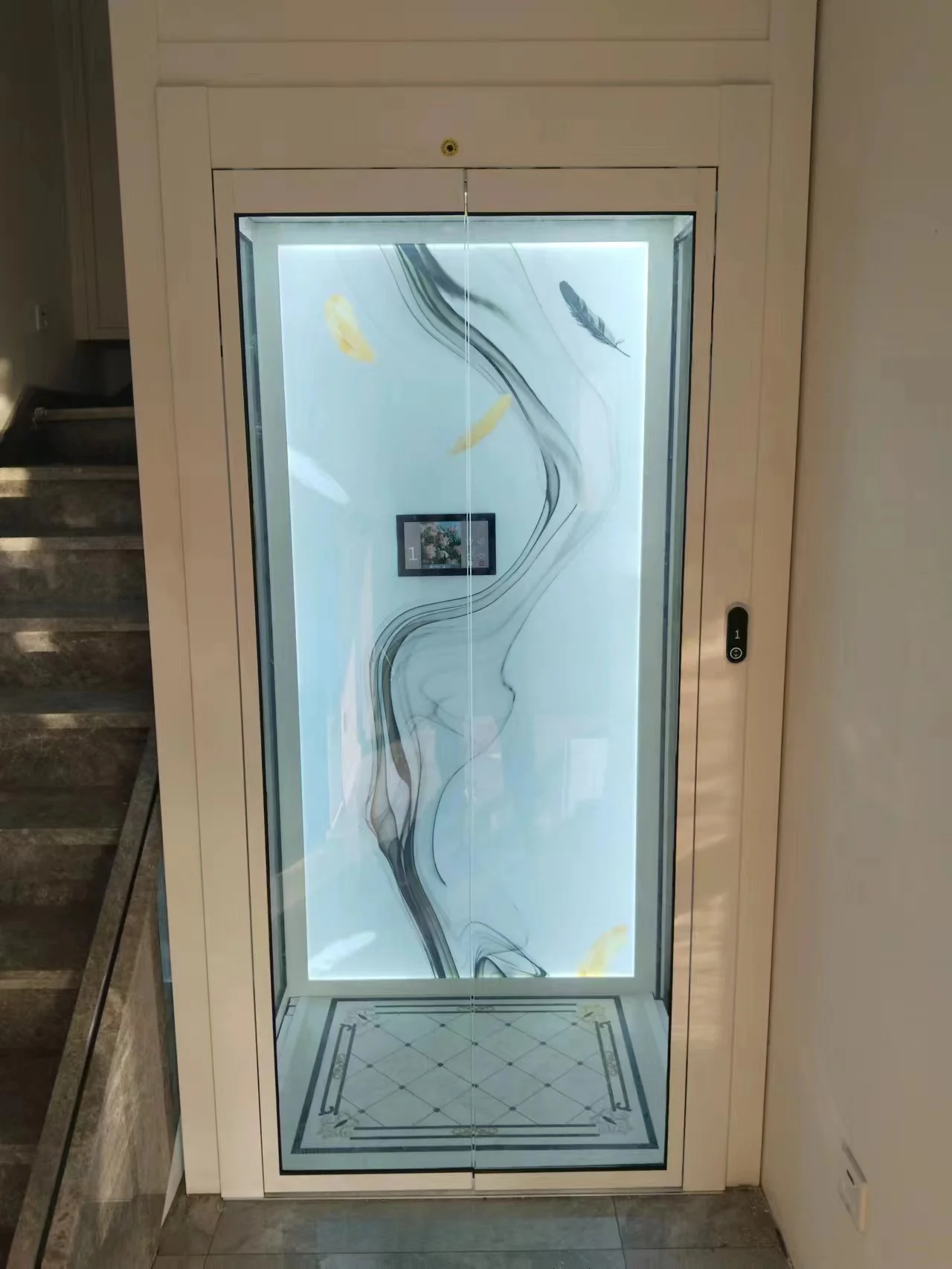 220v 400kg Loading Capacity Home Elevator Passenger Elevators Villa ...