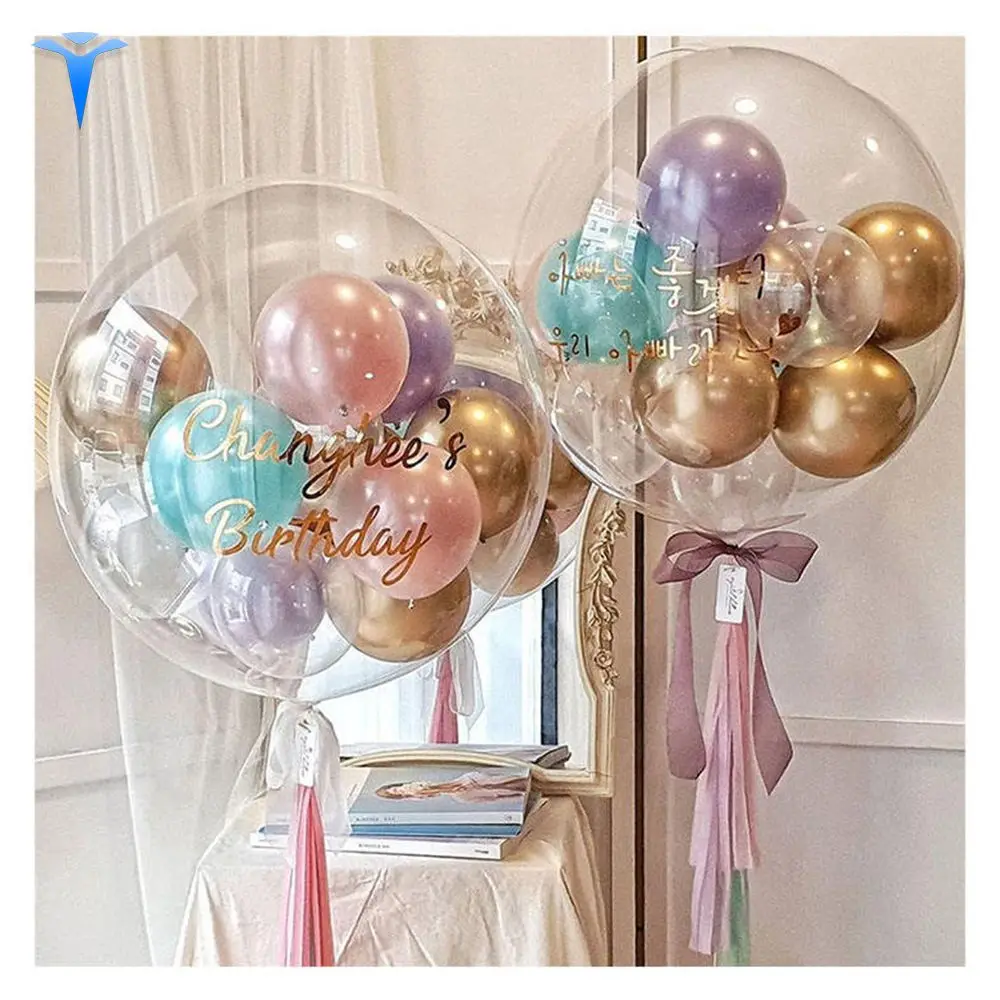 Rose Bobo Balloons Confetti Flashing Led Balloon Lights - Buy Rose Bobo ...