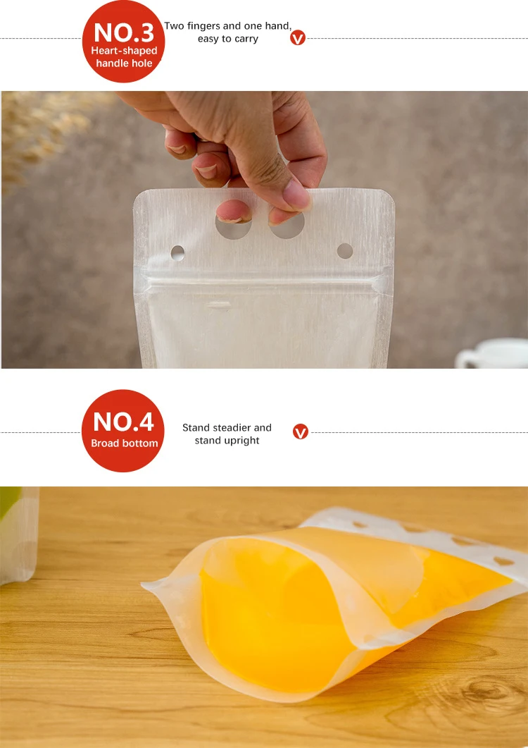 Vertical Coffee Liquid 500ML Unique Soup Packaging Vietnam Double ...