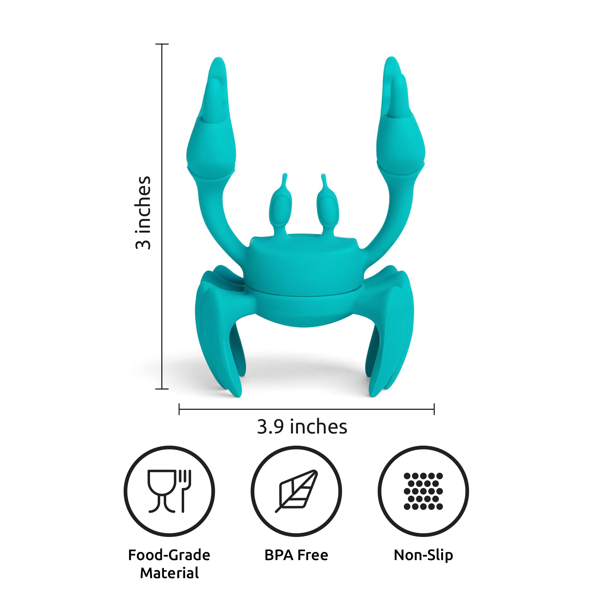 Red The Crab Silicone Utensil Rest Silicone Spoon Rest For Stove Top ...