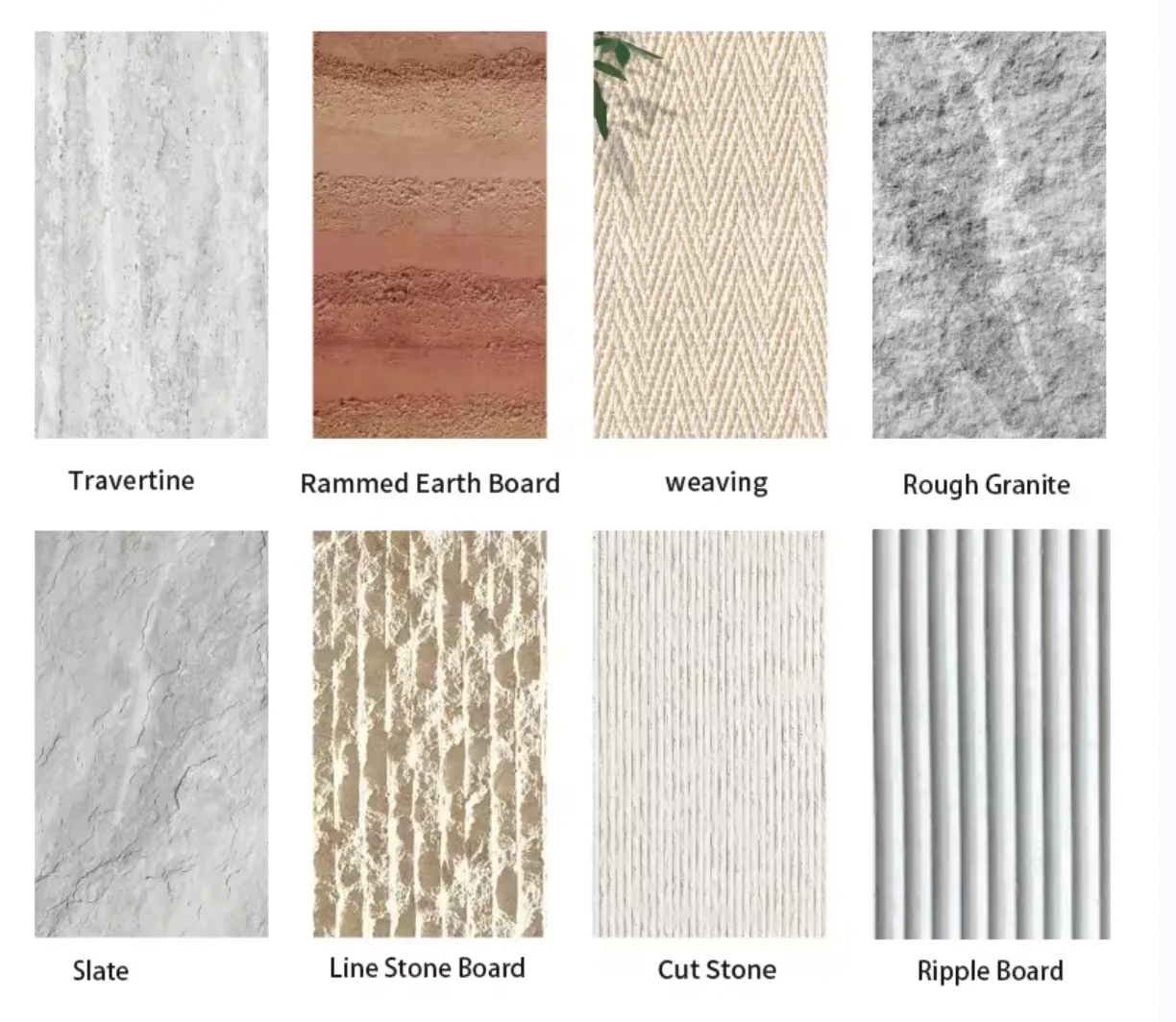 Rammed Earth Flexible Tiles MCM Cladding Production Machine Line Soft ...