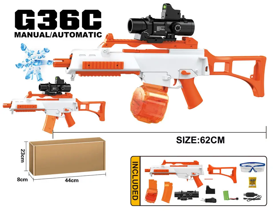 Large Splat Blaster Gun Toy Big Splat Blaster High Speed Automatic ...