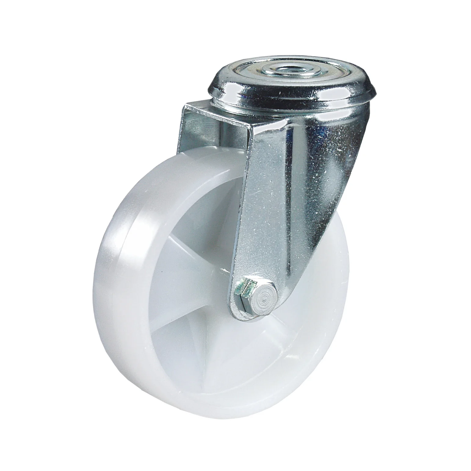 Monolithic Polyamide Wheel with X Line Swivel Support Rubber Material ...