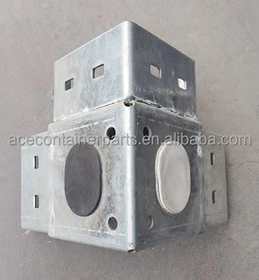 Galvanized or Painted Container House Corner Frame Fittings - ISO Metal ...