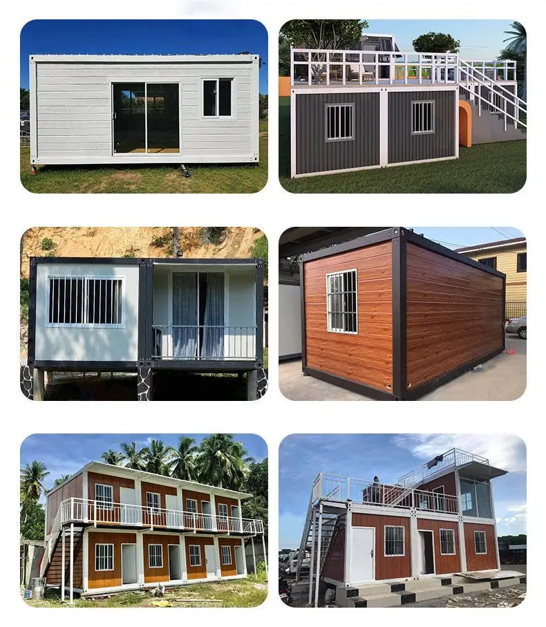Modular Container House with Customized Color Detachable Casas Pre ...