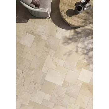 Classic French Pattern Limestone Paving Stone Garden Courtyard Tile ...