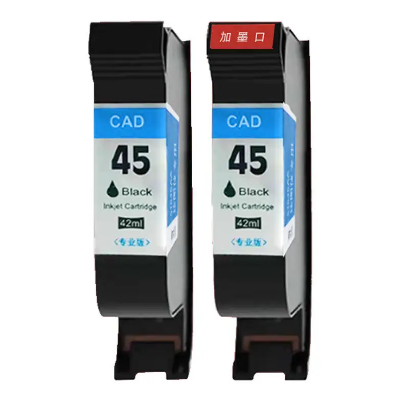 Original Brand New Hp45 Full Refillable Black Ink Cartridge High ...