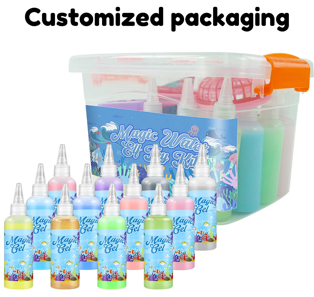 KHY DIY Magic Water Elf Creative 3D Magic Gels Water Fruits Beads Kit ...