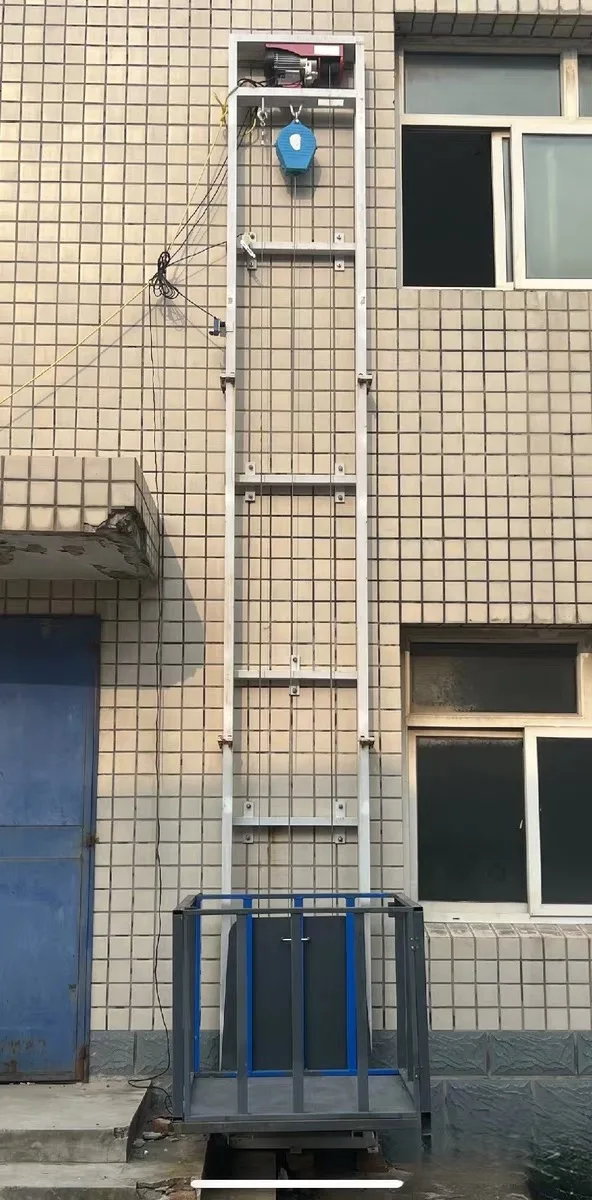 Customized 2-10 M 500kg Electric Elevator Lifts For Home Freight ...